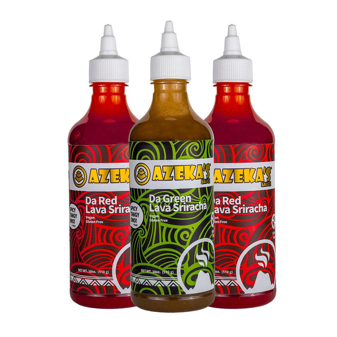 Sriracha Bundle - 1 Green 2 Red - Azeka's Sauce